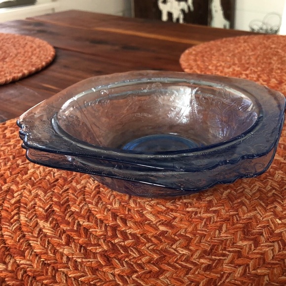 Vintage | Dining | Euc Vintage Blue Recollection Bowls | Poshmark